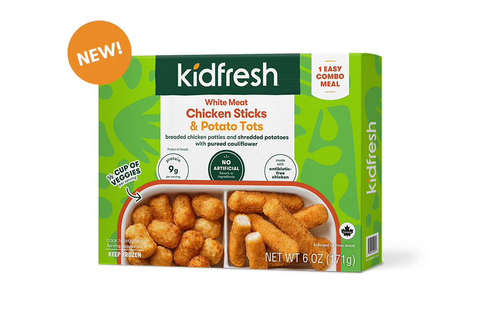 White Meat Chicken Sticks & Potato Tots – Kidfresh